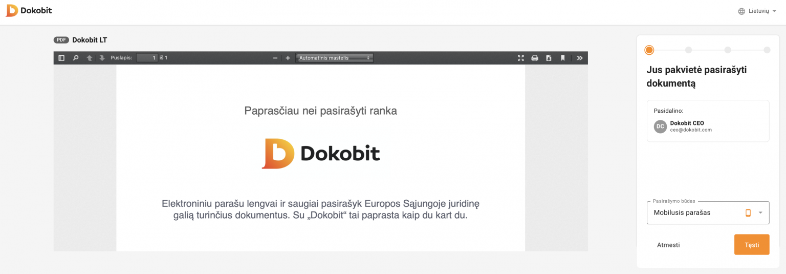 „Dokobit“ portale – net 5 nauji funkcionalumai – Everything about Dokobit and e-signing ...